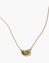 Bean Necklace Sustainably handmade in LA from discarded materials
