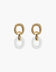 Connected Loop Earrings Sustainably handmade in LA from discarded materials