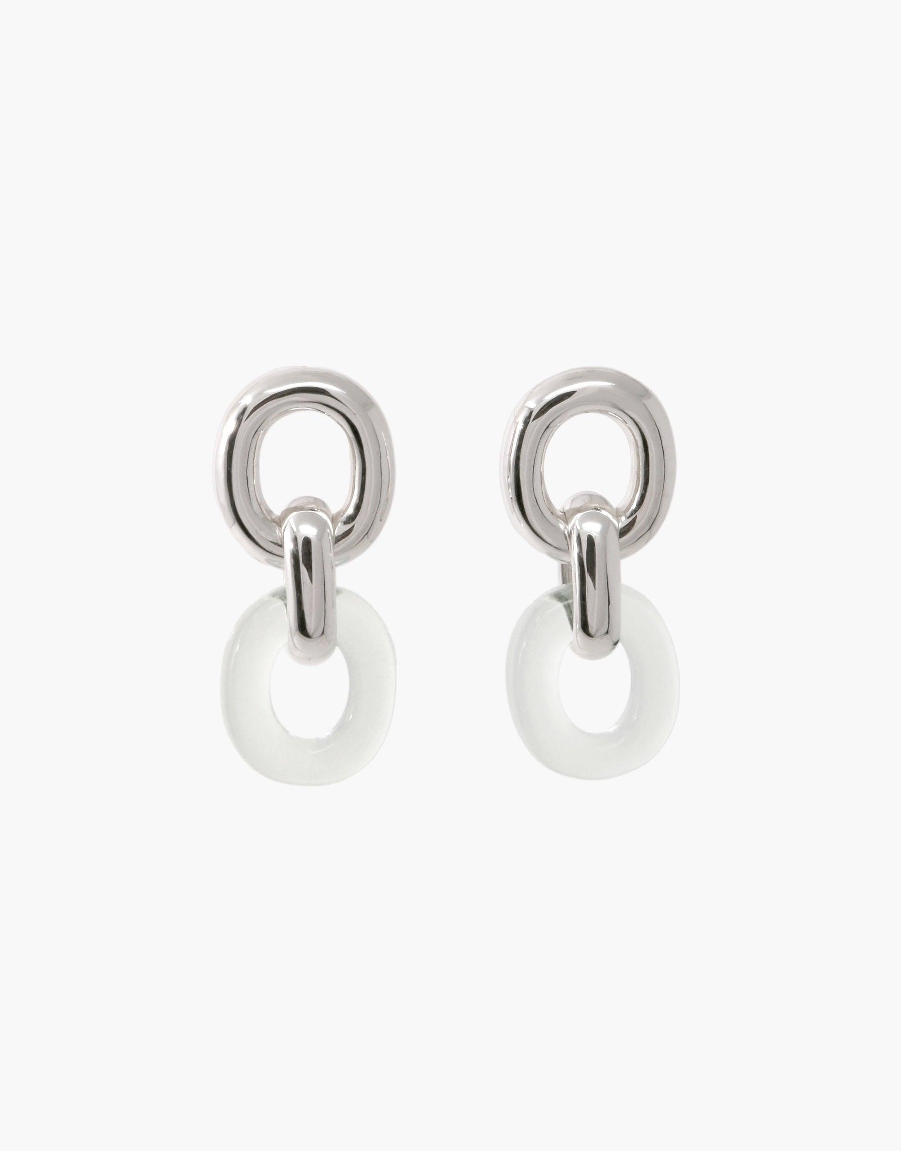 Connected Loop Earrings