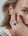 Orb Ring Sustainably handmade in LA from discarded materials