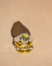 Orb Ring Sustainably handmade in LA from discarded materials