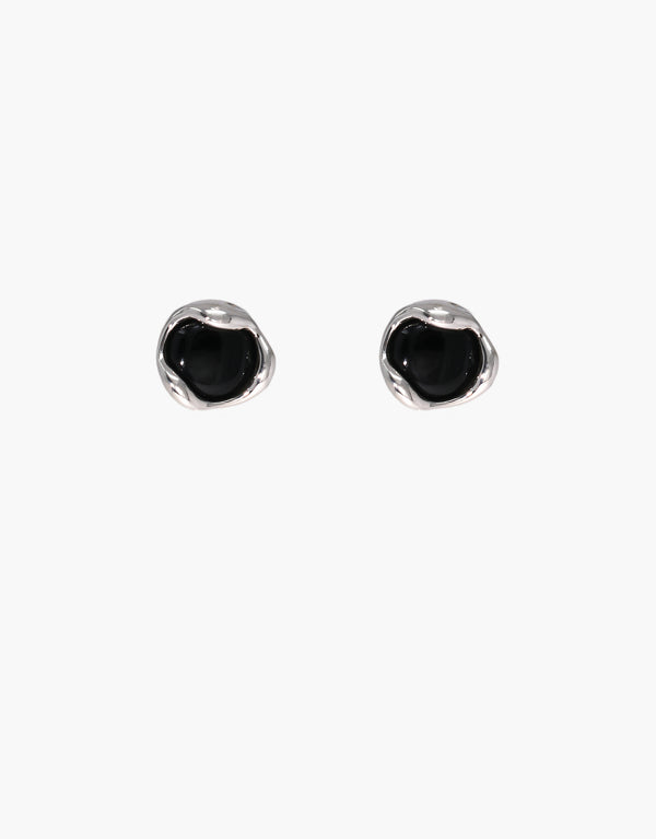 Orb Stud Earrings Sustainably handmade in LA from discarded materials