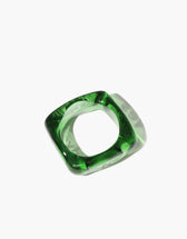 Dice Ring | Yes or No Sustainably handmade in LA from discarded materials