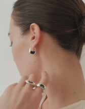 Bean Ring Sustainably handmade in LA from discarded materials