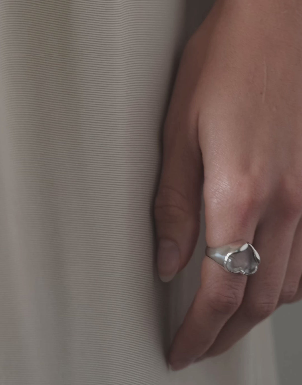 Love Flow Ring Sustainably handmade in LA from discarded materials